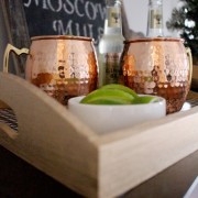 Frozen Moscow Mule Slushy Cocktail - 2 Bees in a Pod