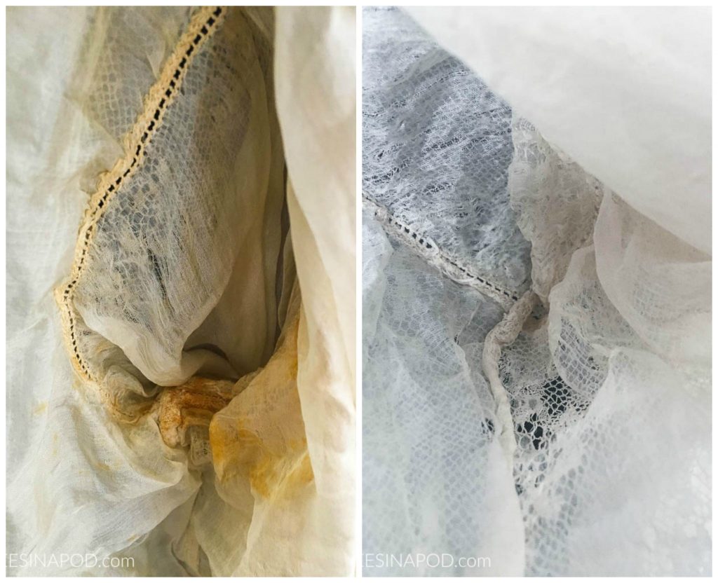 How to Clean Vintage Linens and Fabric - 2 Bees in a Pod