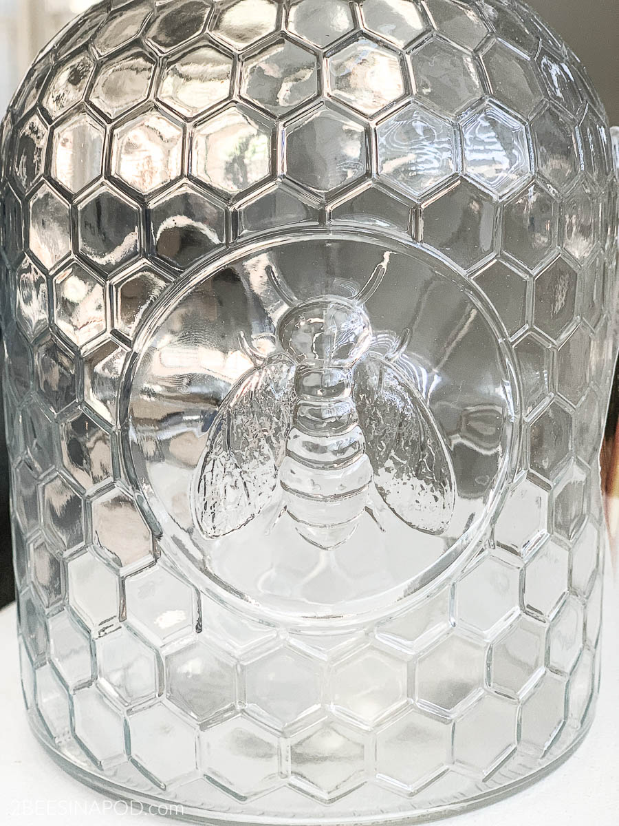 Honey Bee Glass Jug Pitcher Giveaway - Thrifty Style Team - 2 Bees in a Pod