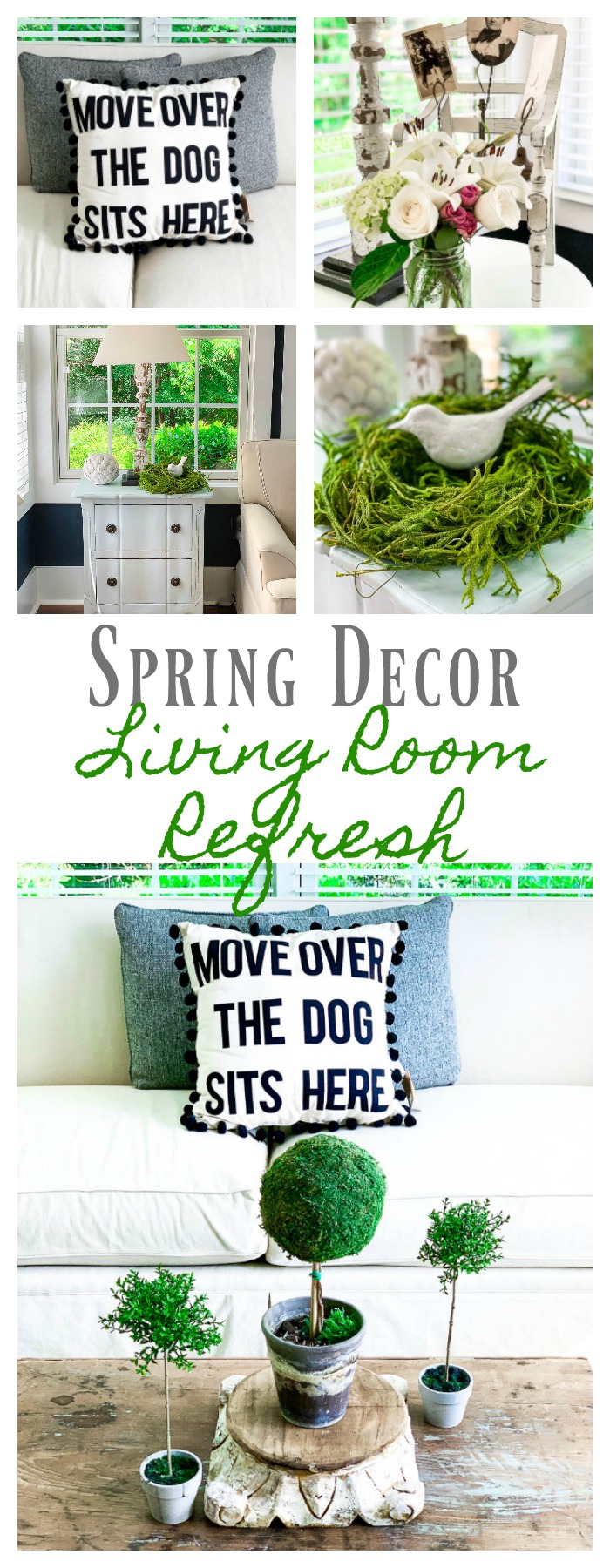 Living Room Decor Spring Refresh - 2 Bees in a Pod